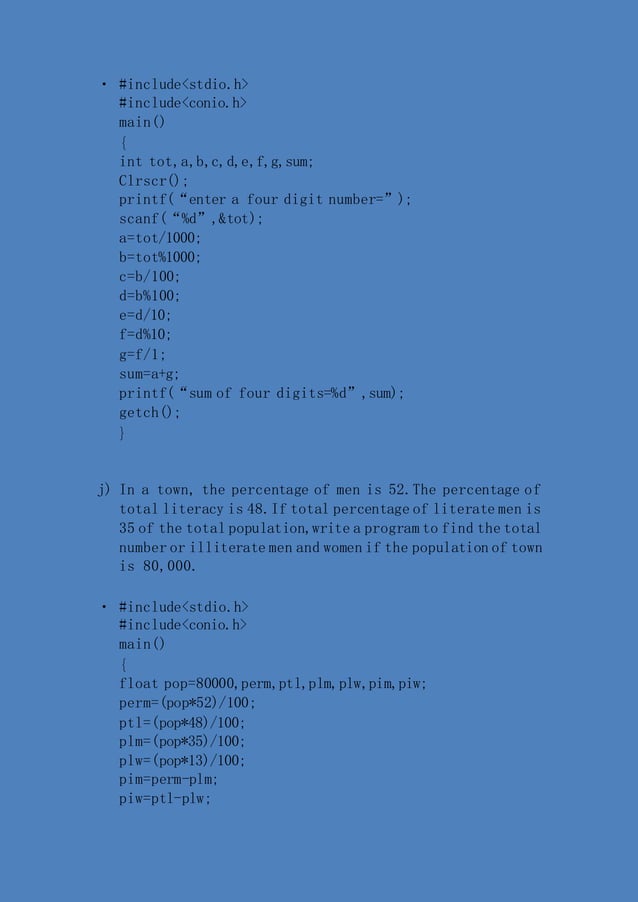 Let us c (by yashvant kanetkar) chapter 1 solution | DOCX