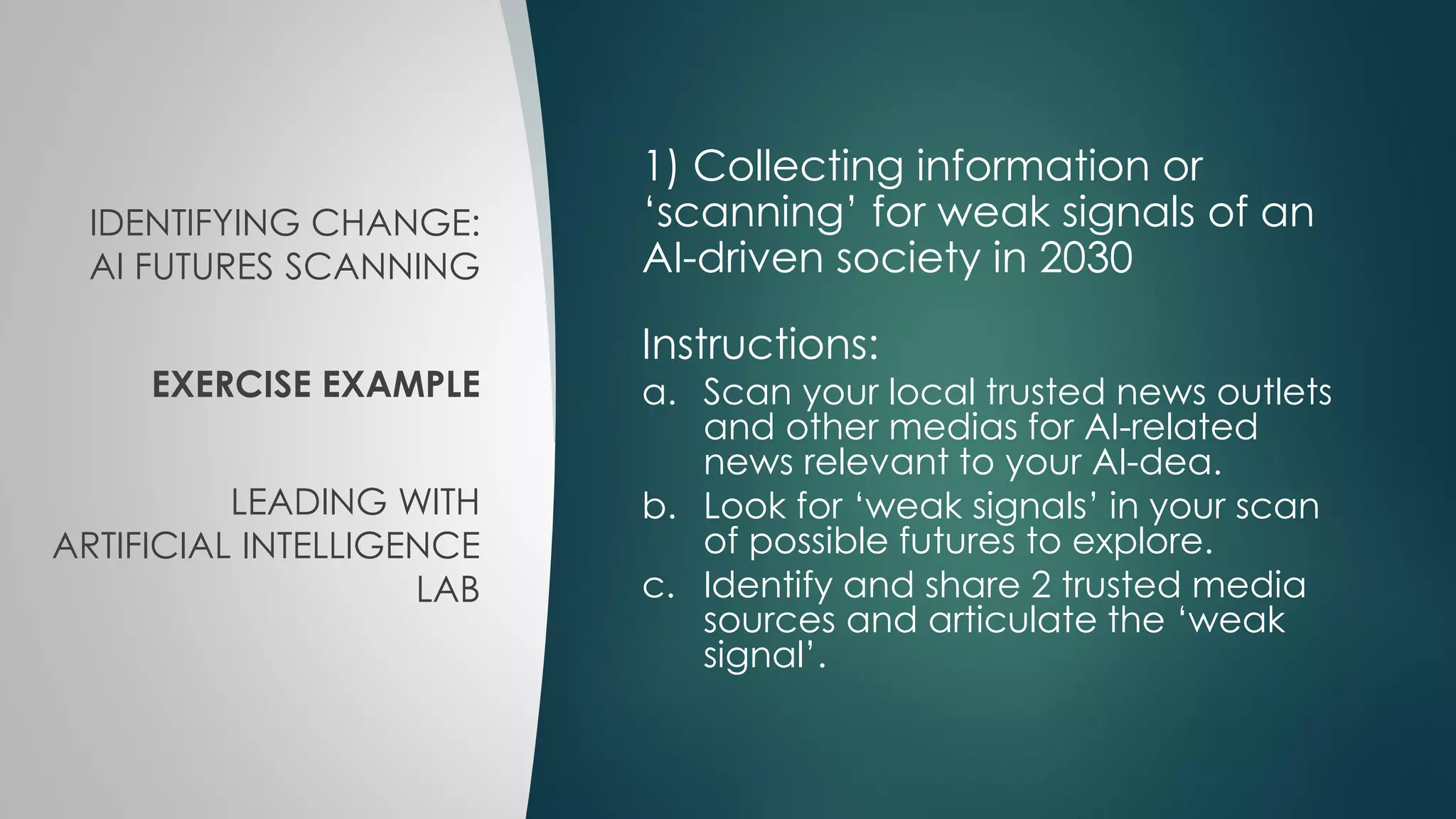 Identifying Change: AI Futures Scanning | PDF