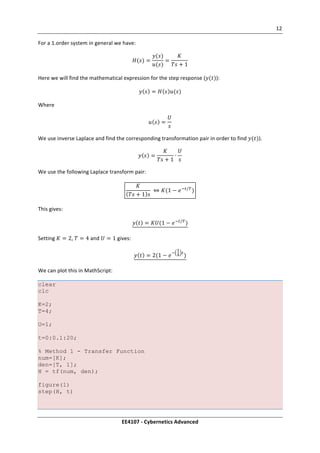 Exercise 1a transfer functions - solutions | PDF