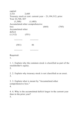 Exercise 1 Intel Inc. is the pioneer in the manufacture of micropr.docx