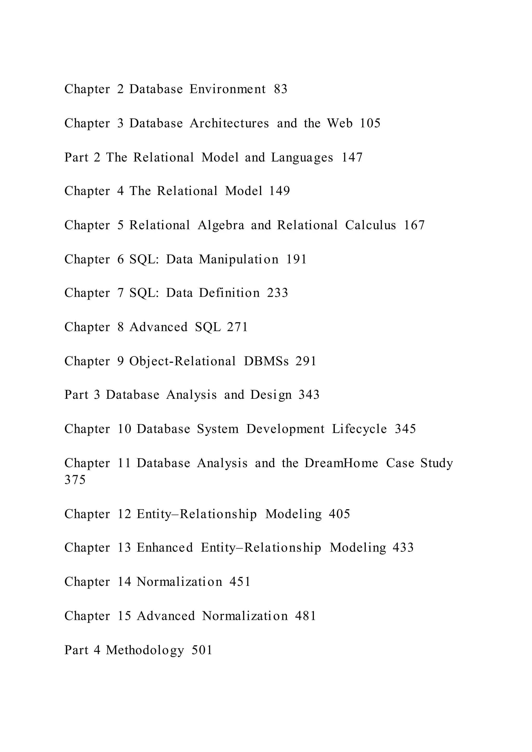 Exercise 1The DreamHome case study 16.13 of the textbook. Crea | DOCX
