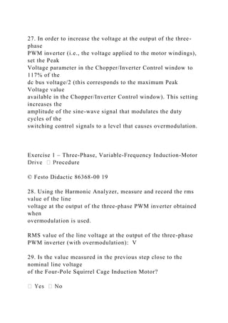 Exercise 1 – Three-Phase, Variable-Frequency Induction-Motor D.docx