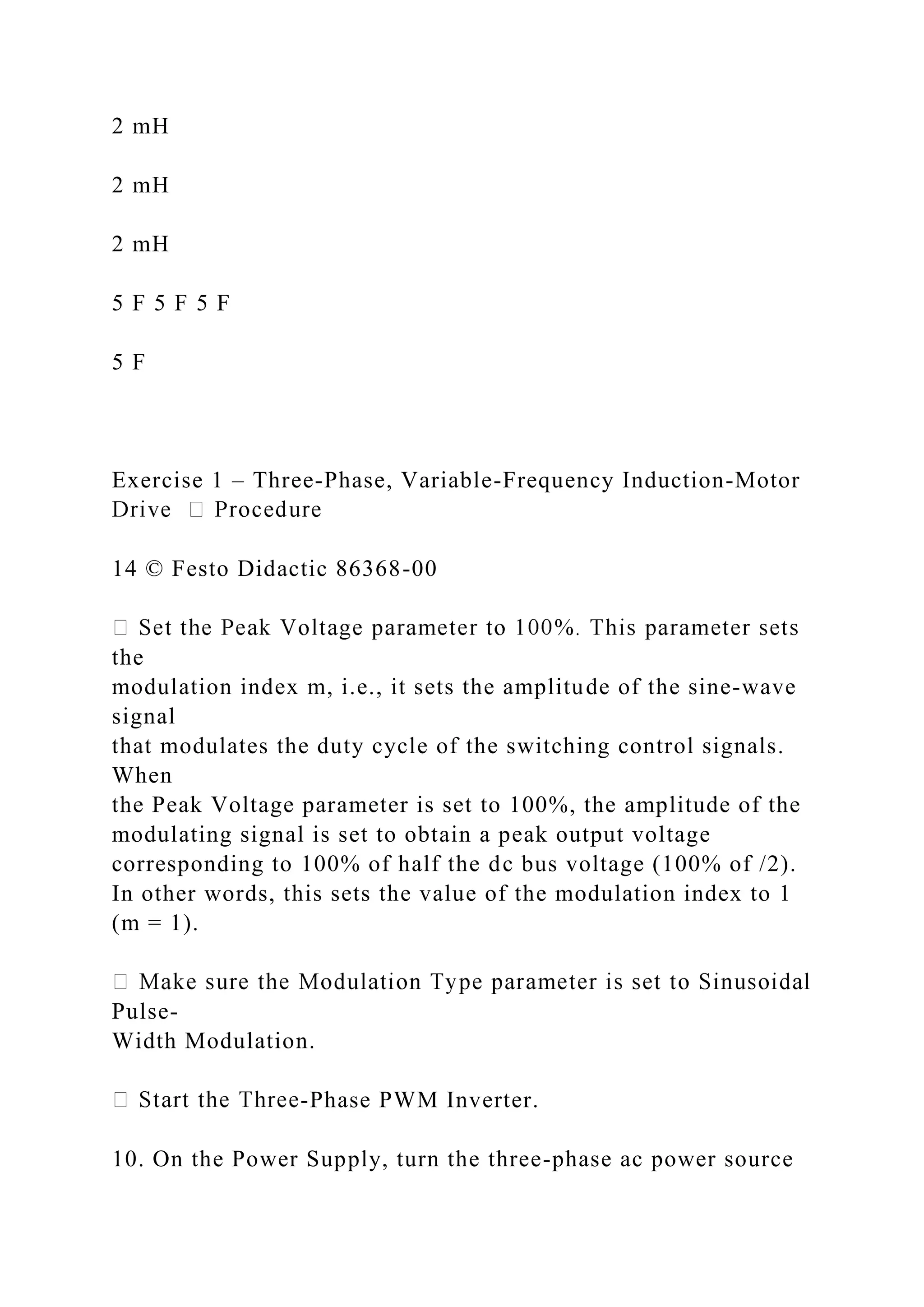 Exercise 1 – Three-Phase, Variable-Frequency Induction-Motor D.docx