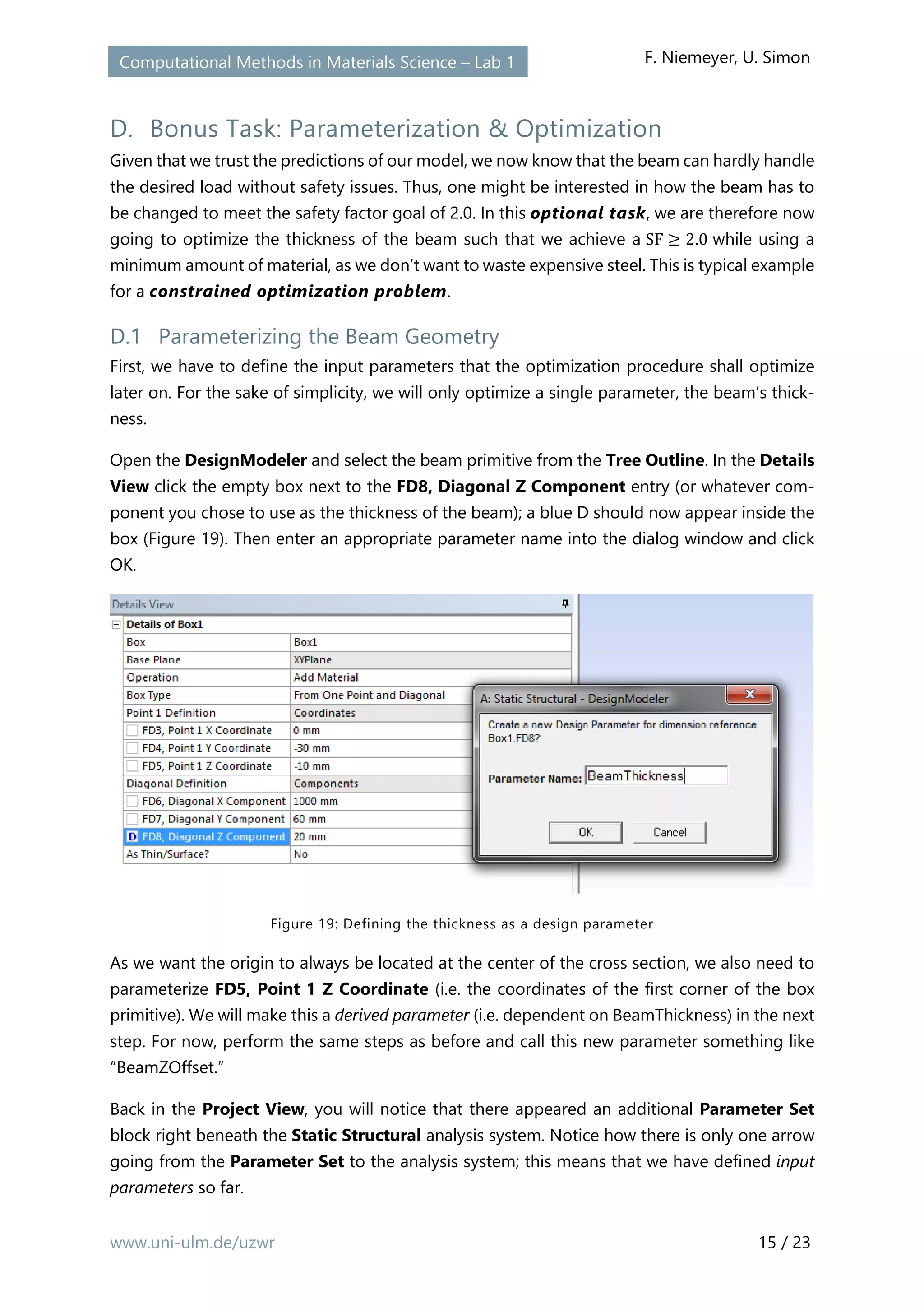 Exercise 1 three point bending using ansys workbench | PDF