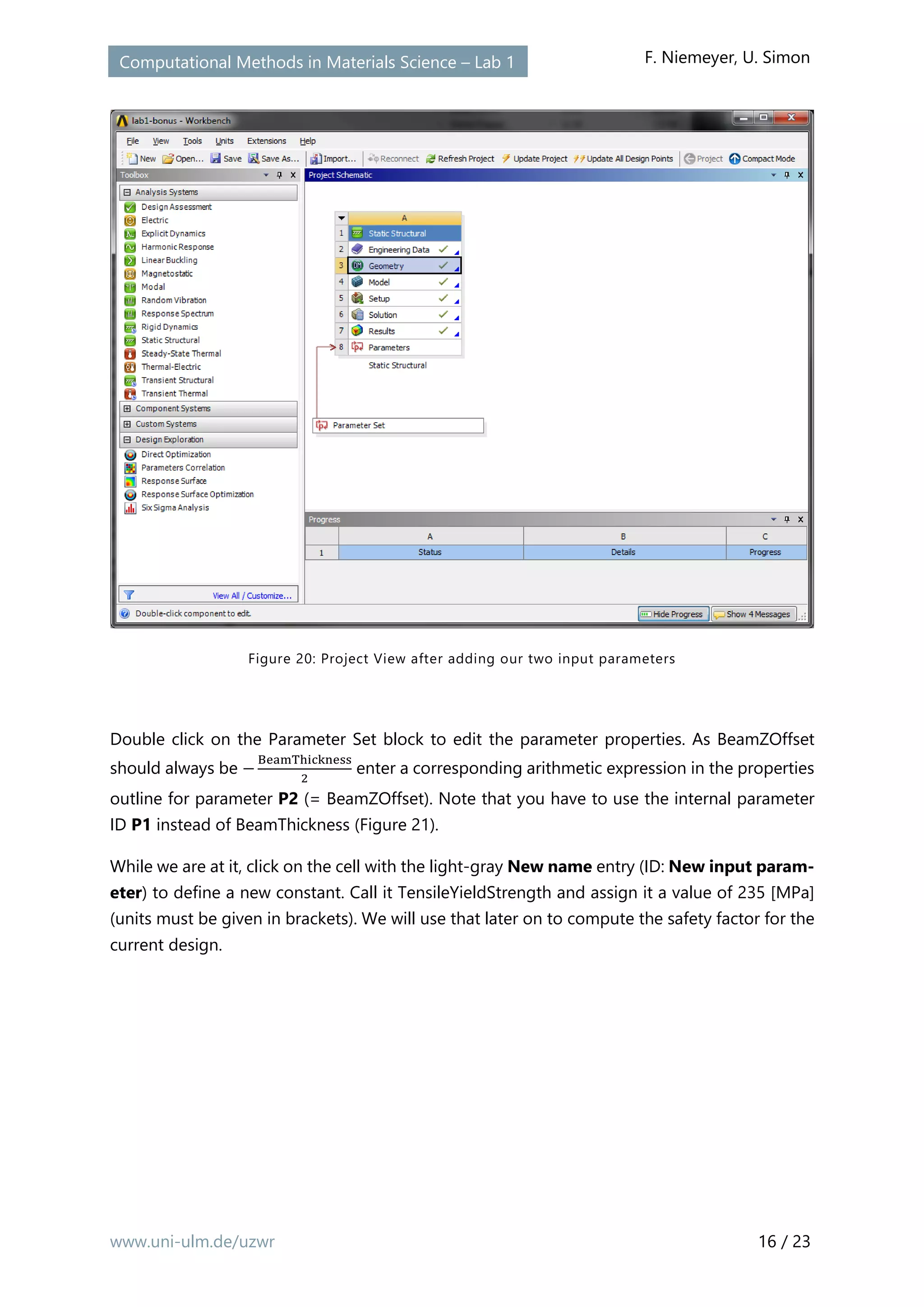Exercise 1 three point bending using ansys workbench | PDF