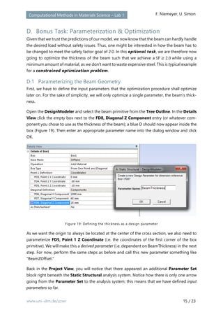 Exercise 1 three point bending using ansys workbench | PDF