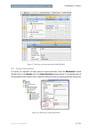 Exercise 1 three point bending using ansys workbench | PDF