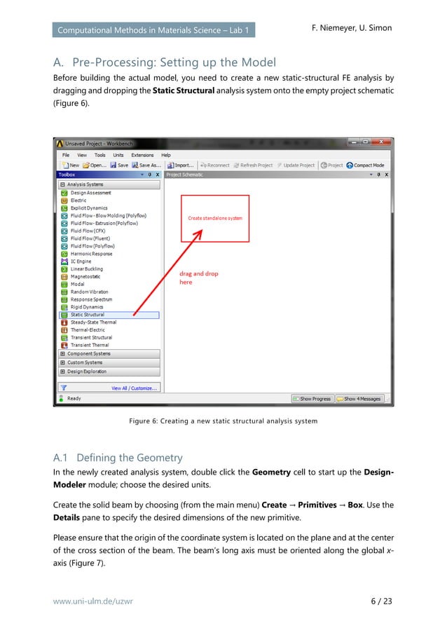 Exercise 1 three point bending using ansys workbench | PDF