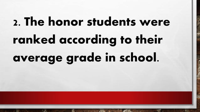 Exercise 2:Division of Statistics | PPTX