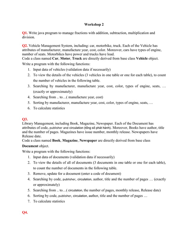 Exercise2 java | PDF