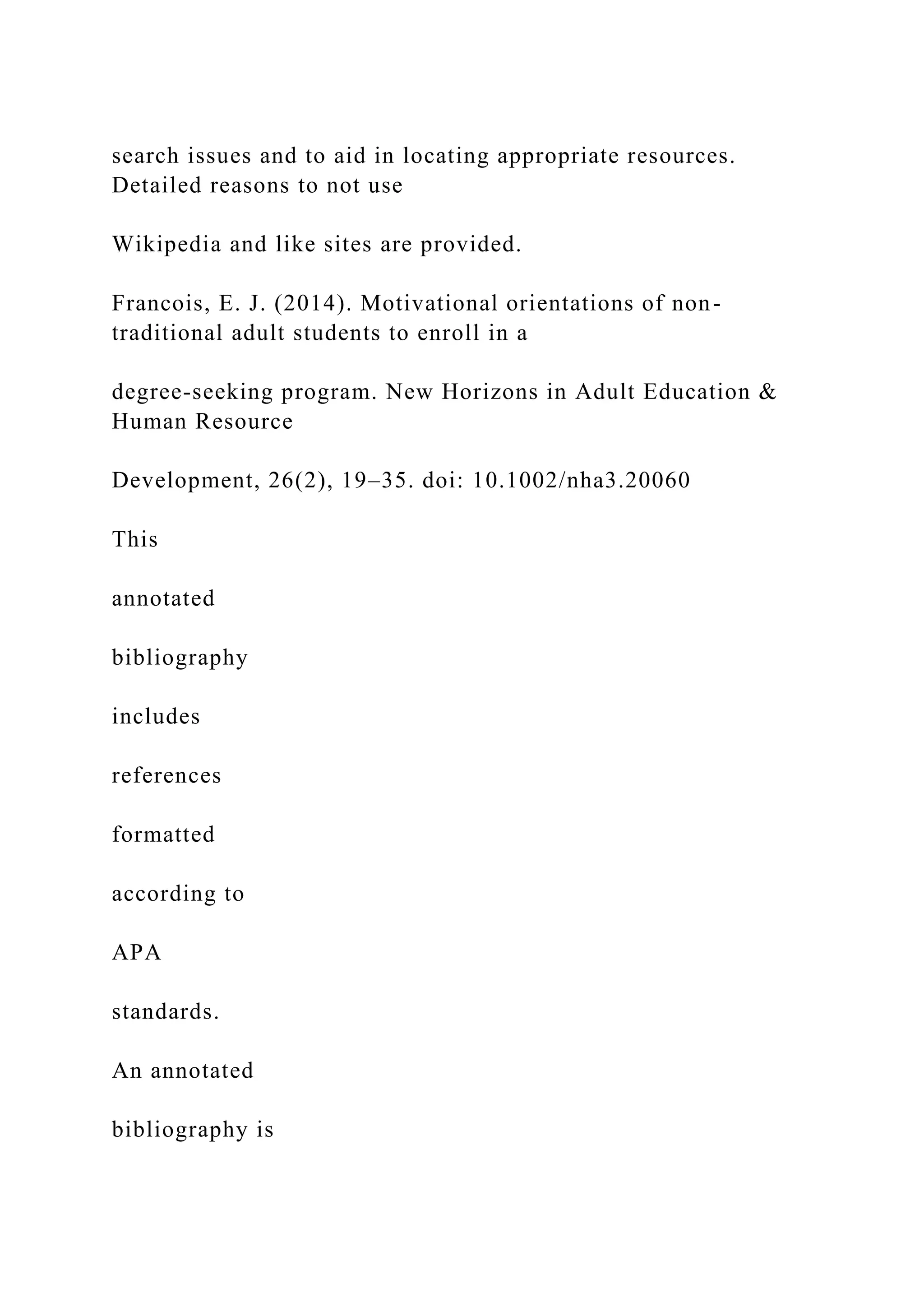 Exercise 3 Worksheet Create a Peer Reviewed ReferenceSave this .docx