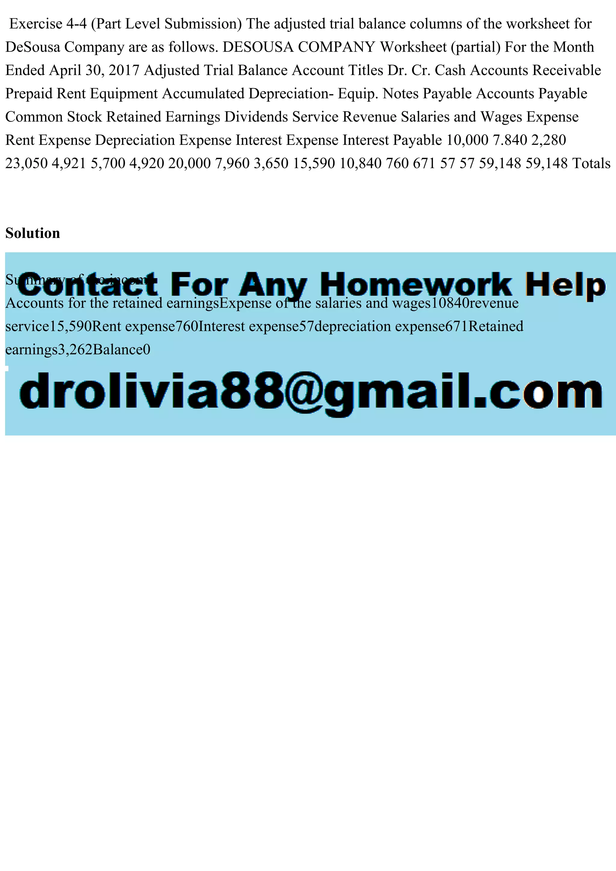 Exercise 4-4 (Part Level Submission) The adjusted trial balance colum.pdf