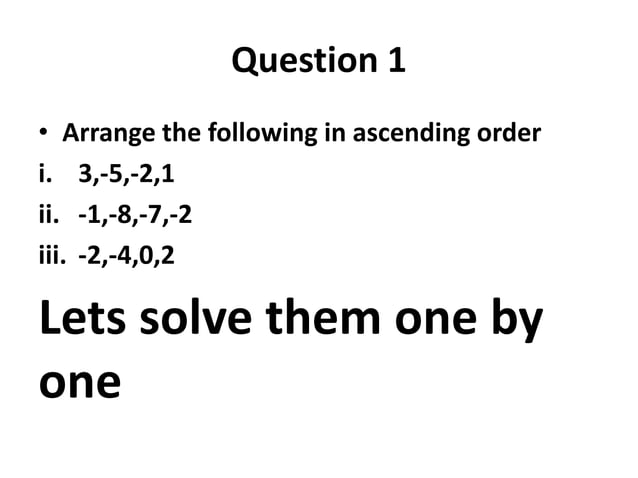 chap 5 Exercise 5a new count down | PPT | Free Download