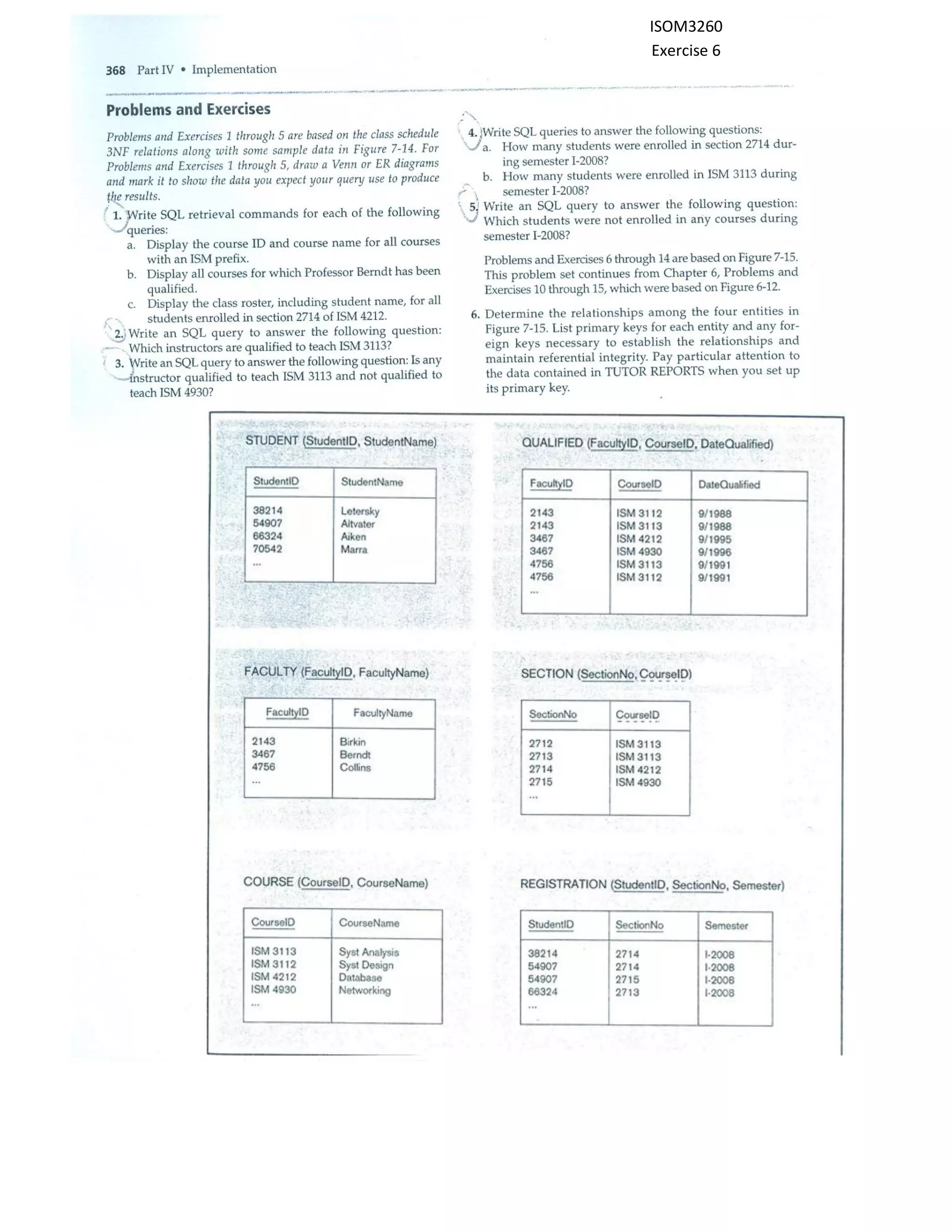 Exercise6(database) | PDF