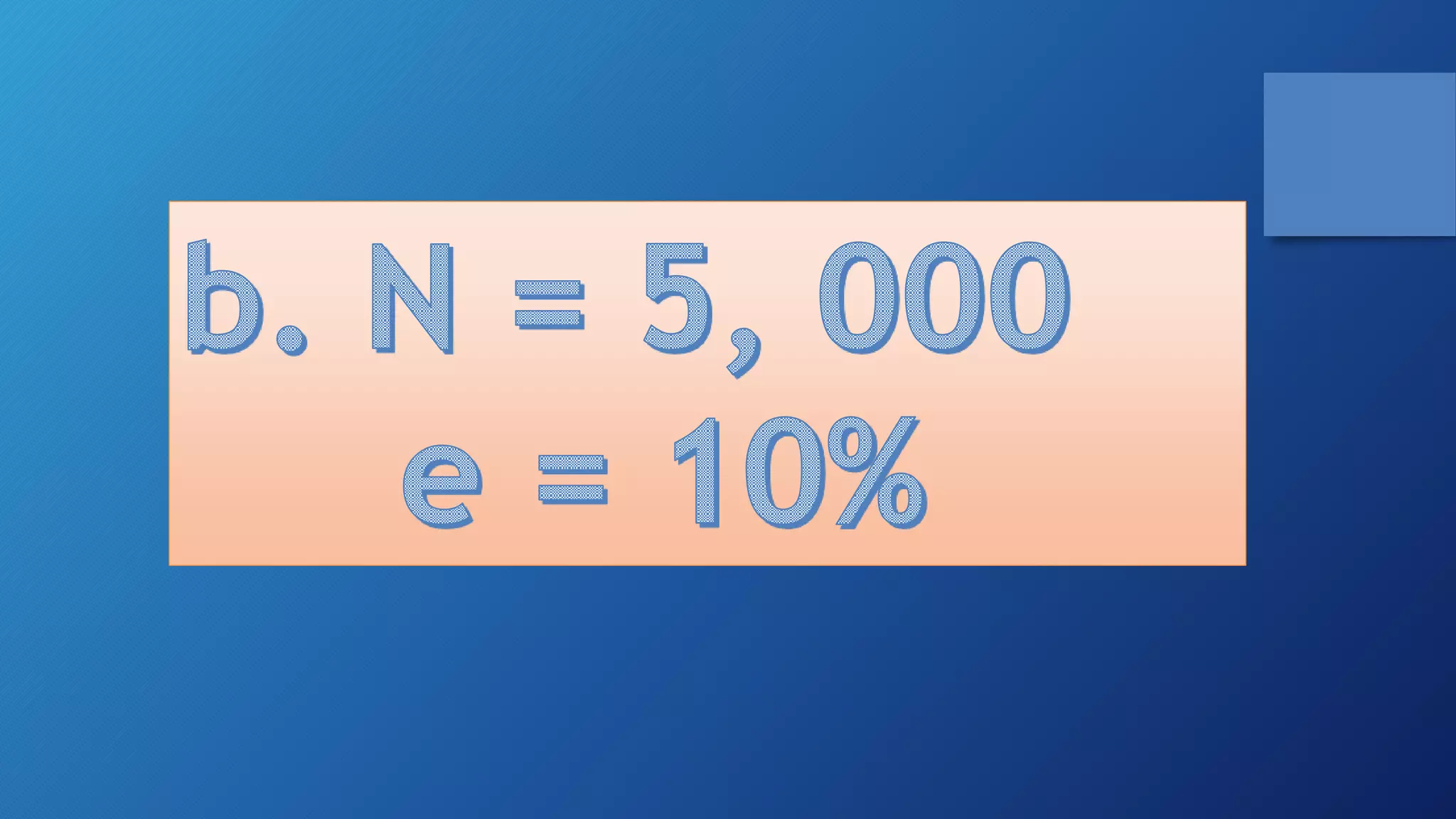 Exercise 6:sample size | PPT