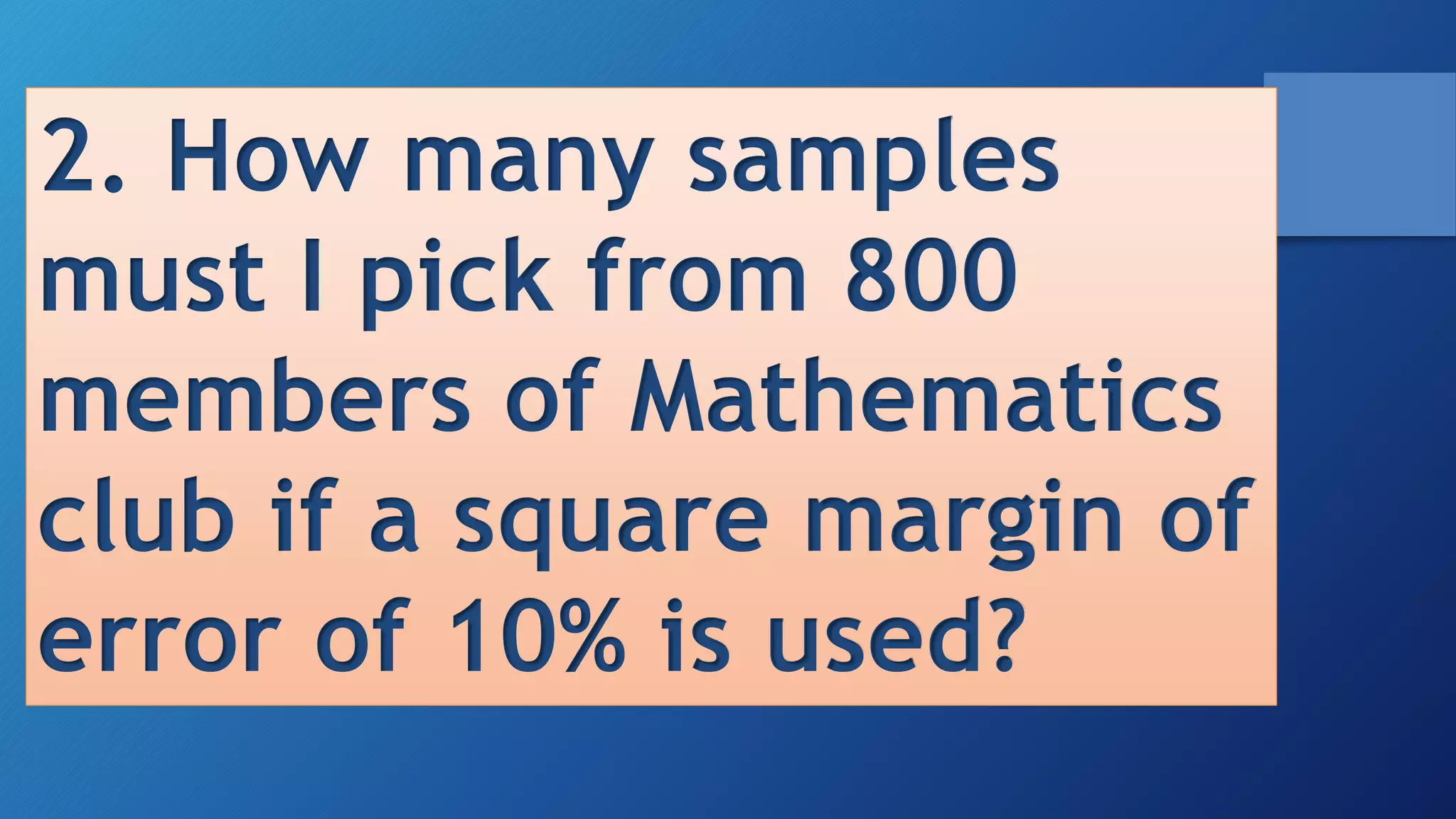Exercise 6:sample size | PPT