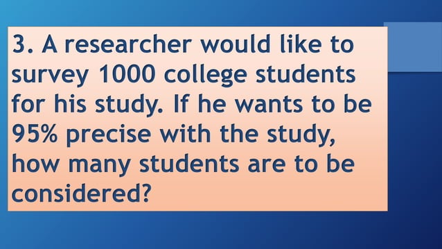 Exercise 6:sample size | PPT