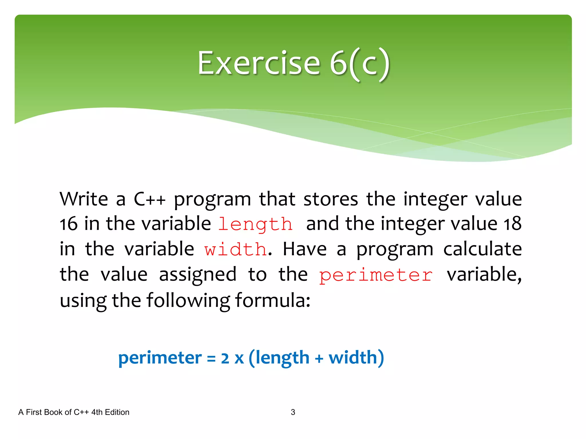 Exercise6 ch2 | PPT | Free Download