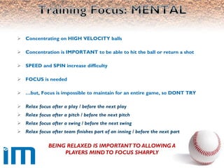 Exercise Adaptations for Baseball and Softball Players | PDF