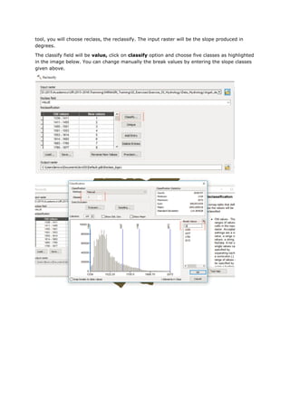 Exercise advanced gis_and_hydrology | PDF | Geography | Science