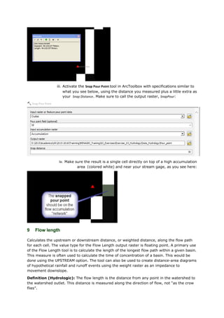 Exercise advanced gis_and_hydrology | PDF | Geography | Science