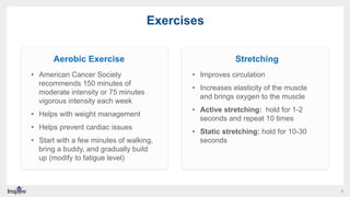 Exercise and cancer: How staying active can positively impact your ...