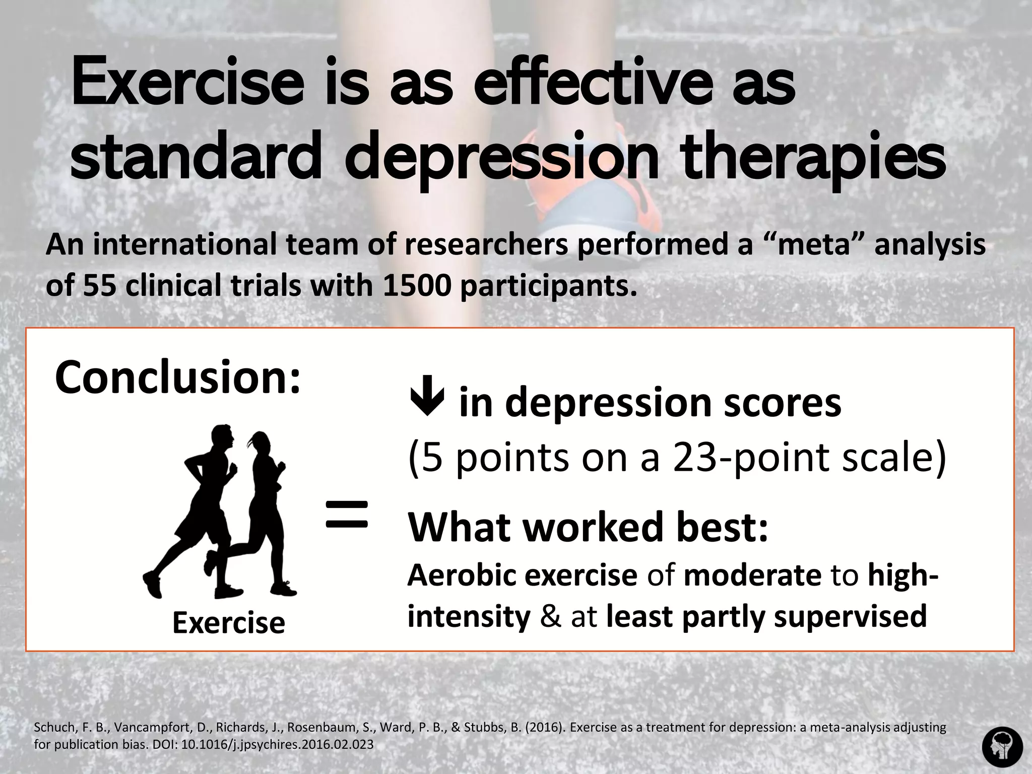 Exercise and depression for slideshare | PDF