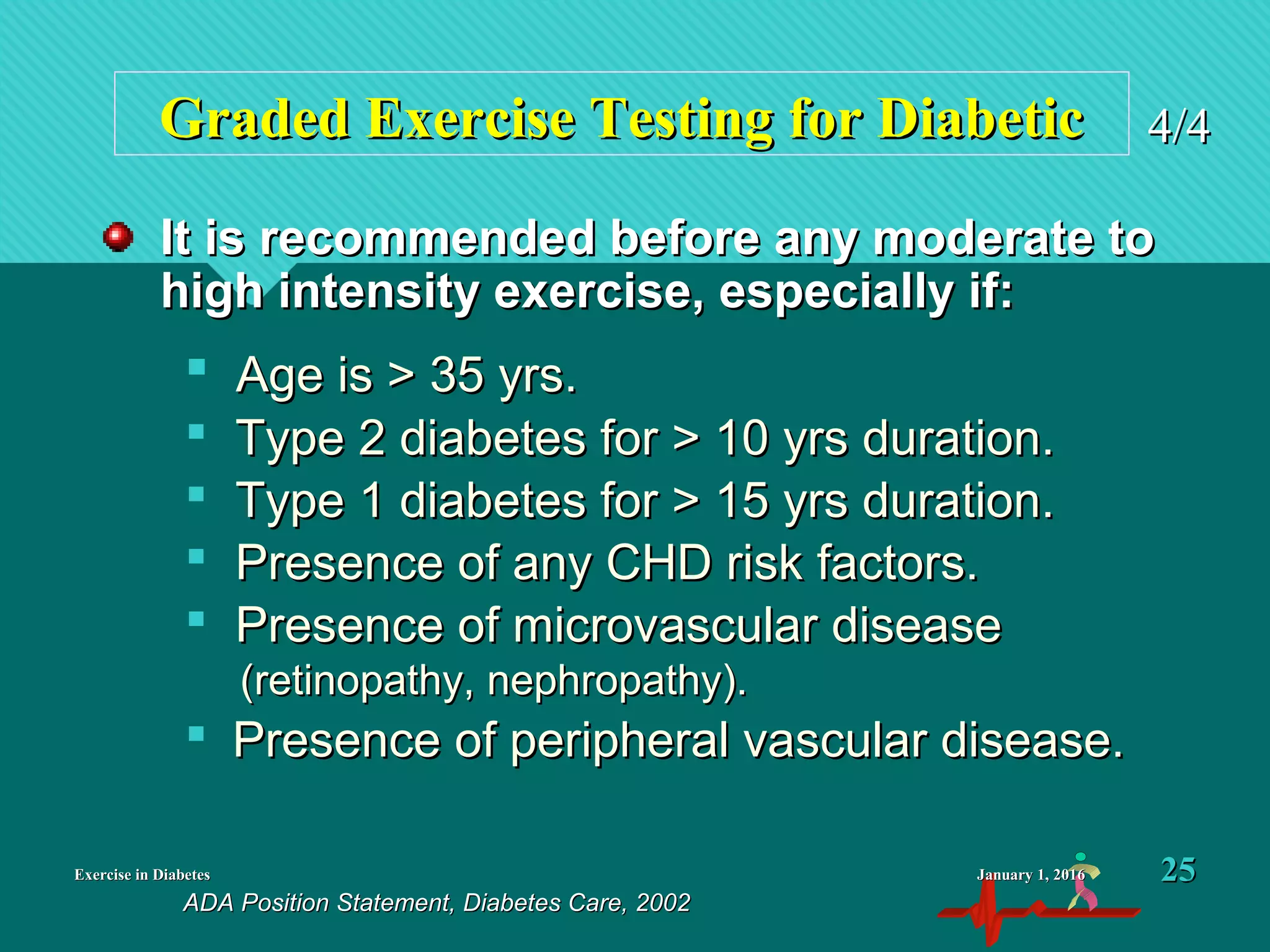 Exercise for Diabetes by Selim | PPT | Diabetes | Diseases and Conditions