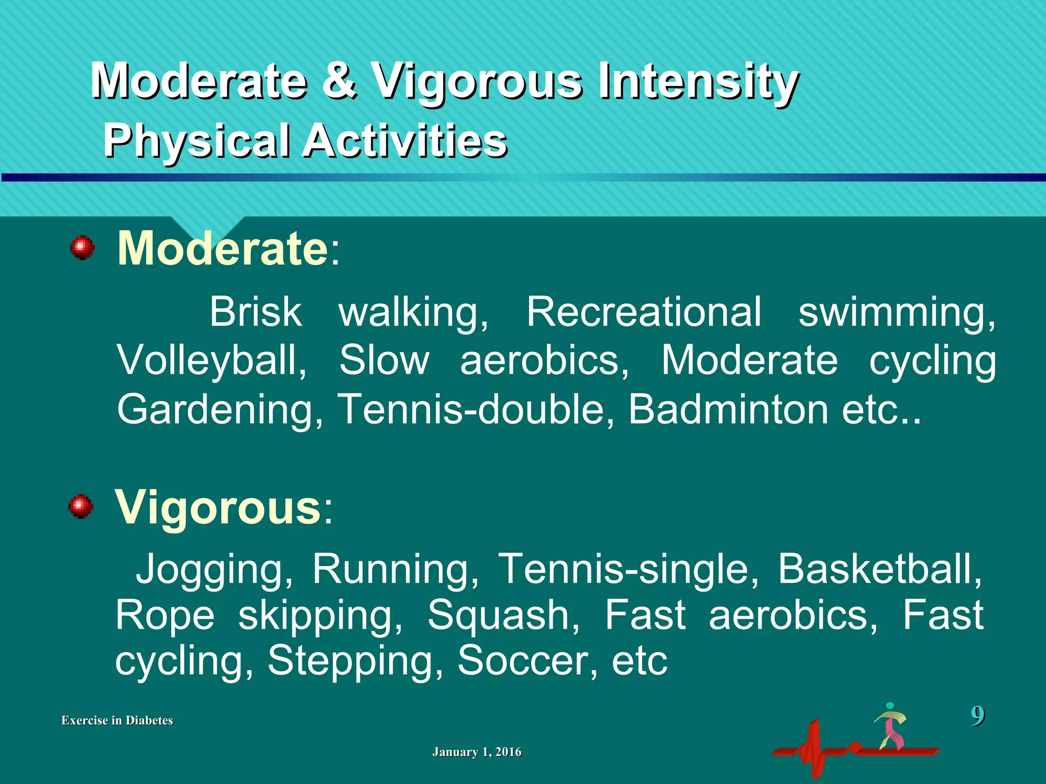 Exercise for Diabetes by Selim | PPT