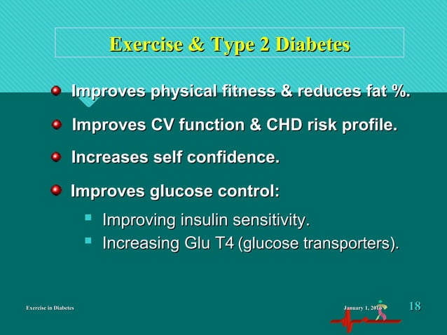 Exercise for Diabetes by Selim | PPT | Diabetes | Diseases and Conditions