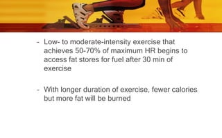 Exercise and fitness | PPTX