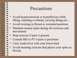 Exercise and Low Back Pain: How to Get a Strong Core and a Healthier ...