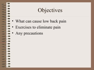 Exercise and Low Back Pain: How to Get a Strong Core and a Healthier ...