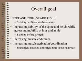 Exercise and Low Back Pain: How to Get a Strong Core and a Healthier ...