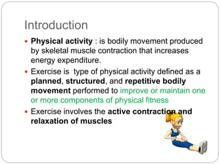 Exercise and range of motion exercises | PPTX