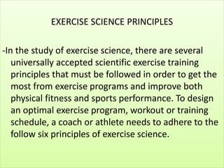 Exercise and sports science | PPTX