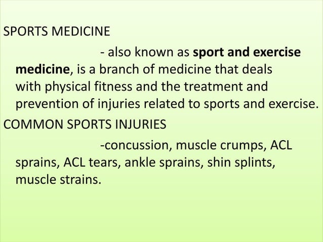 Exercise and sports science | PPTX