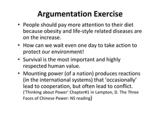 Exercise and summary of Critical Thinking.pptx