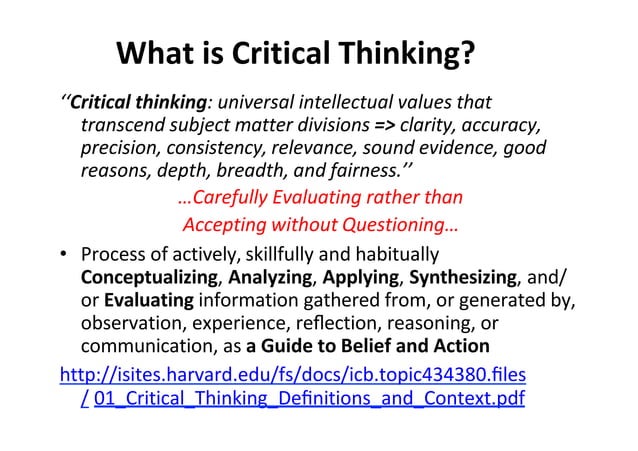 Exercise and summary of Critical Thinking.pptx