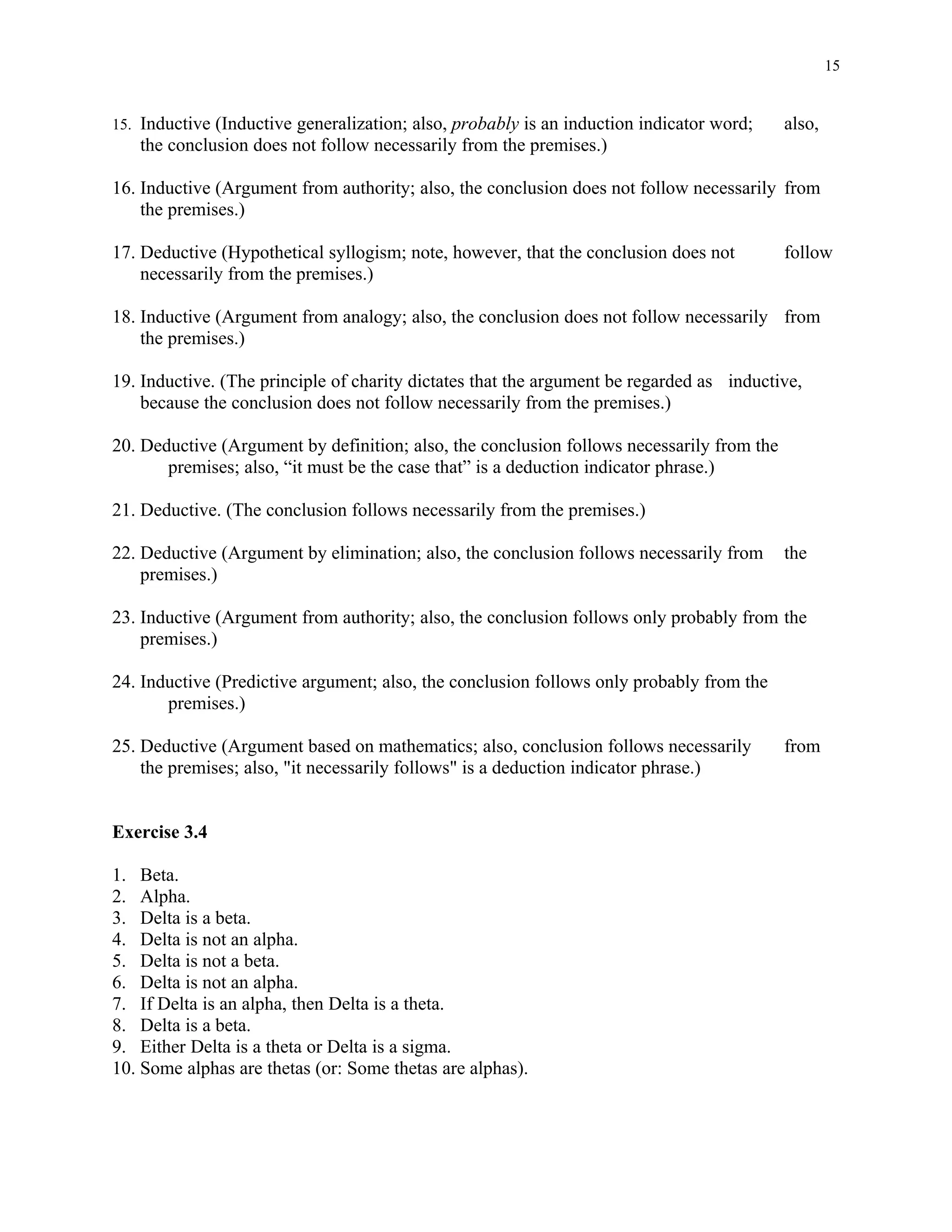 Exercise answers chapter 1, 2 & 3 | DOC