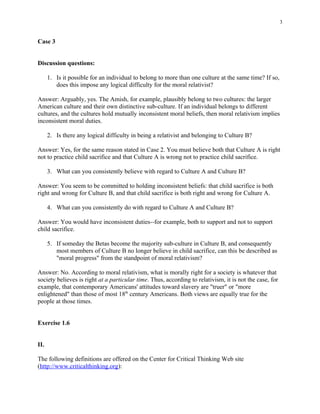 Exercise answers chapter 1, 2 & 3 | DOC