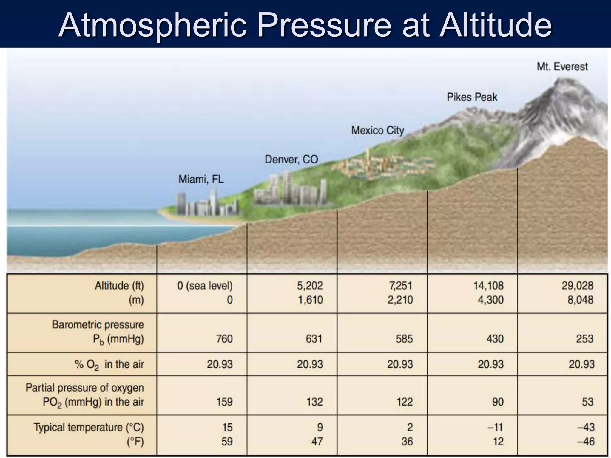 Exercise at altitude | PPTX | Lung and Respiratory Health | Diseases ...