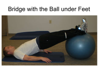 Exercise Ball And Core Stabilization | PPT