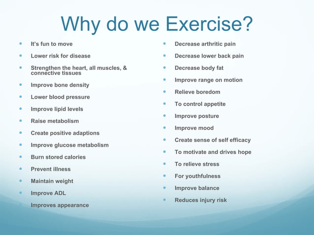 Exercise Basics | PPT | Running and Jogging | Fitness and Exercise