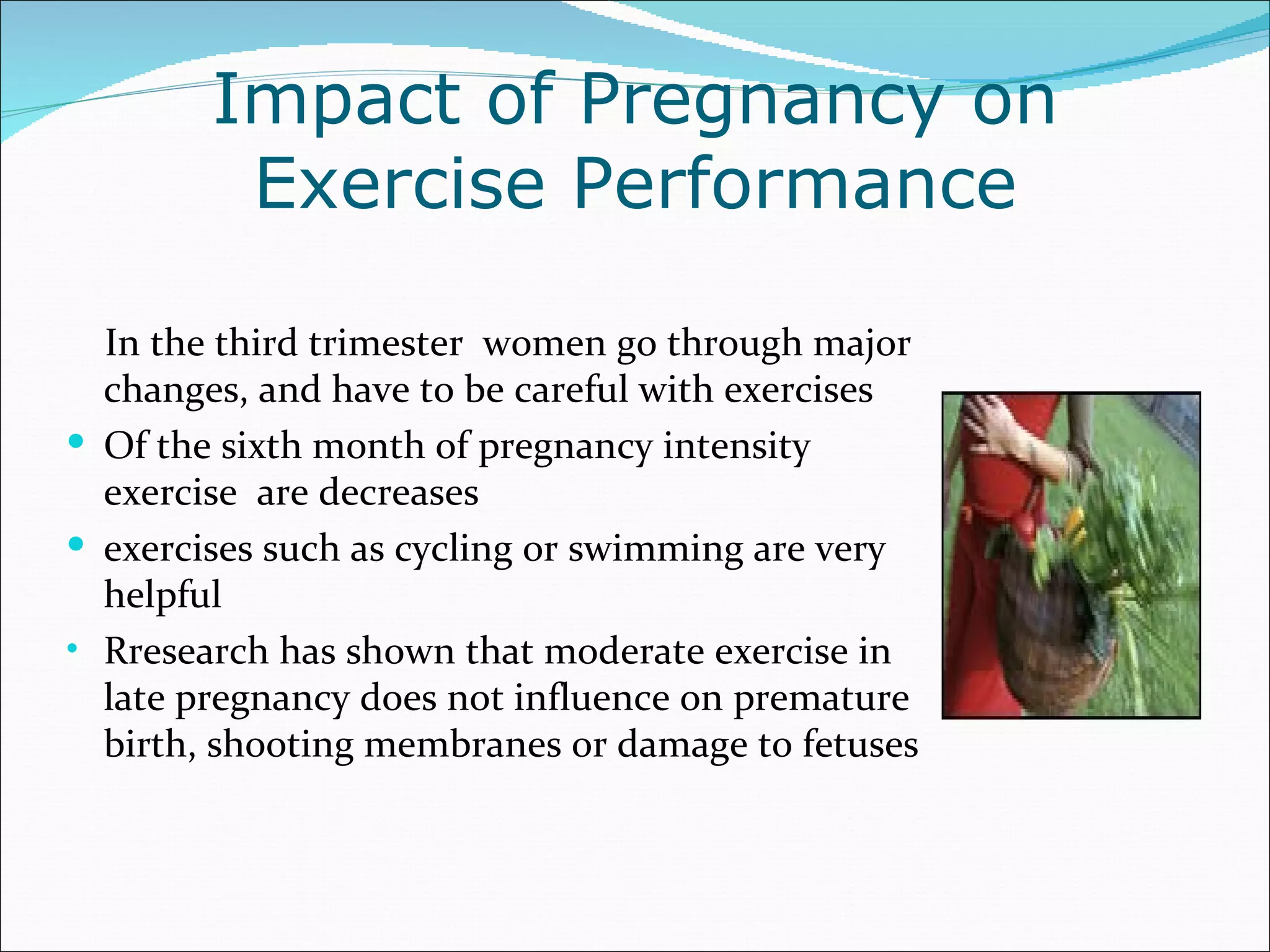 Exercise During Pregnancy | PPT