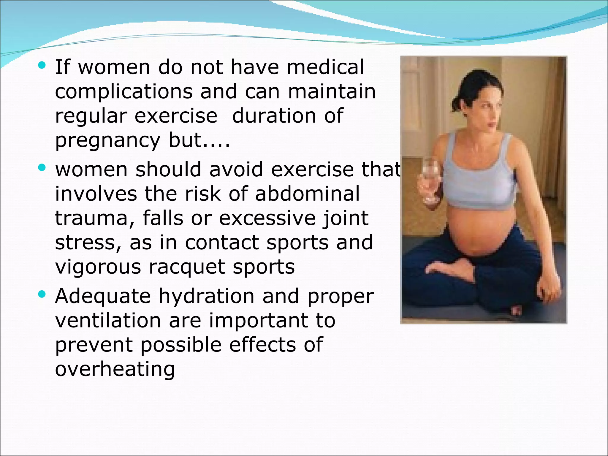 Exercise During Pregnancy | PPT