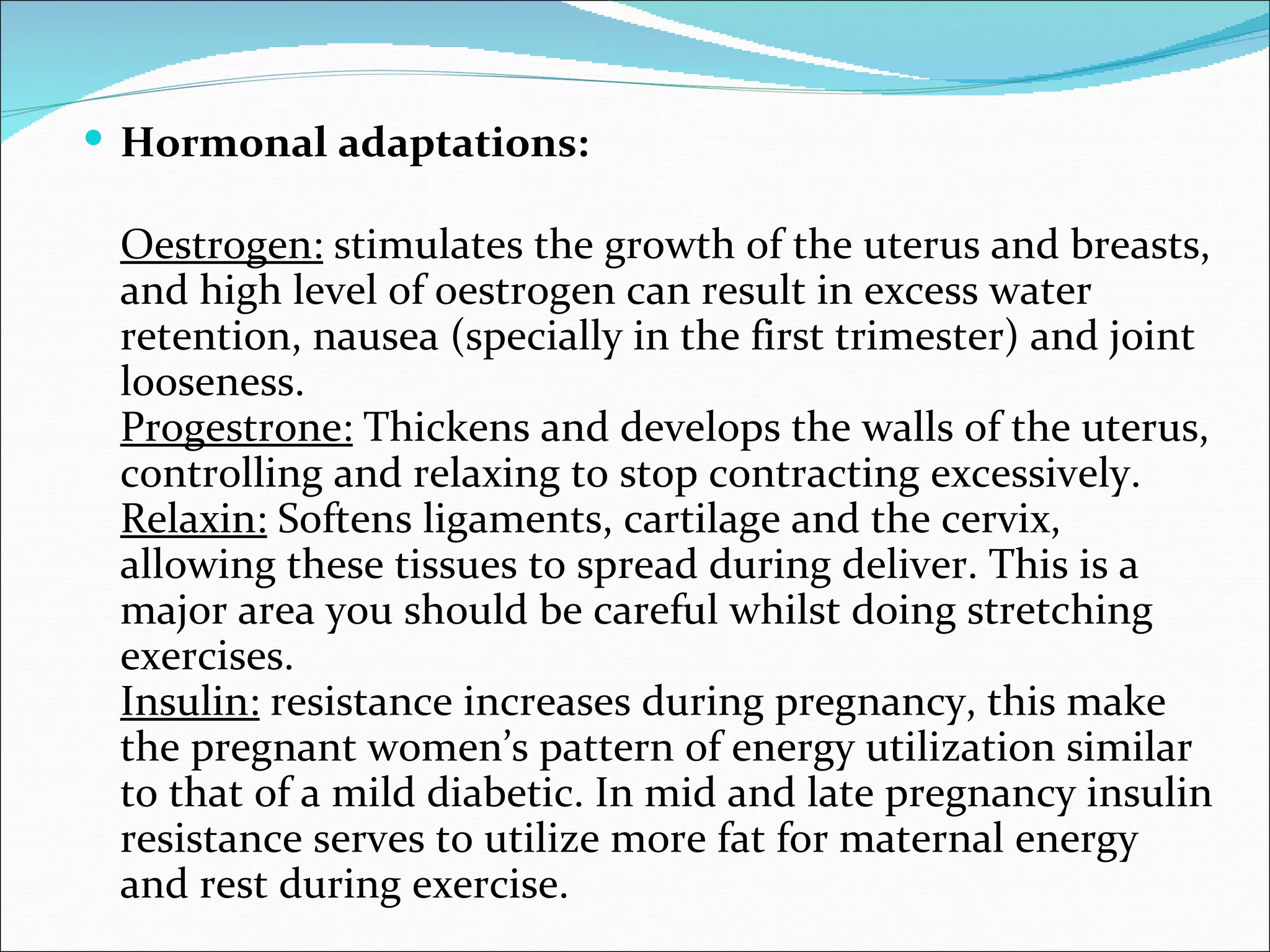 Exercise During Pregnancy | PPT