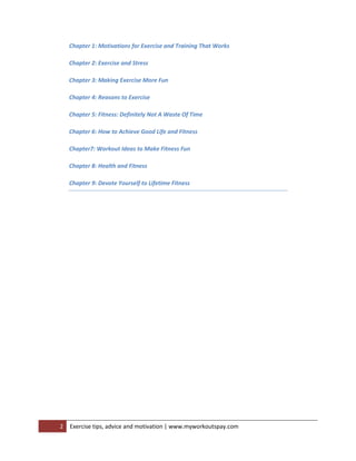 Exercise ebook | DOCX