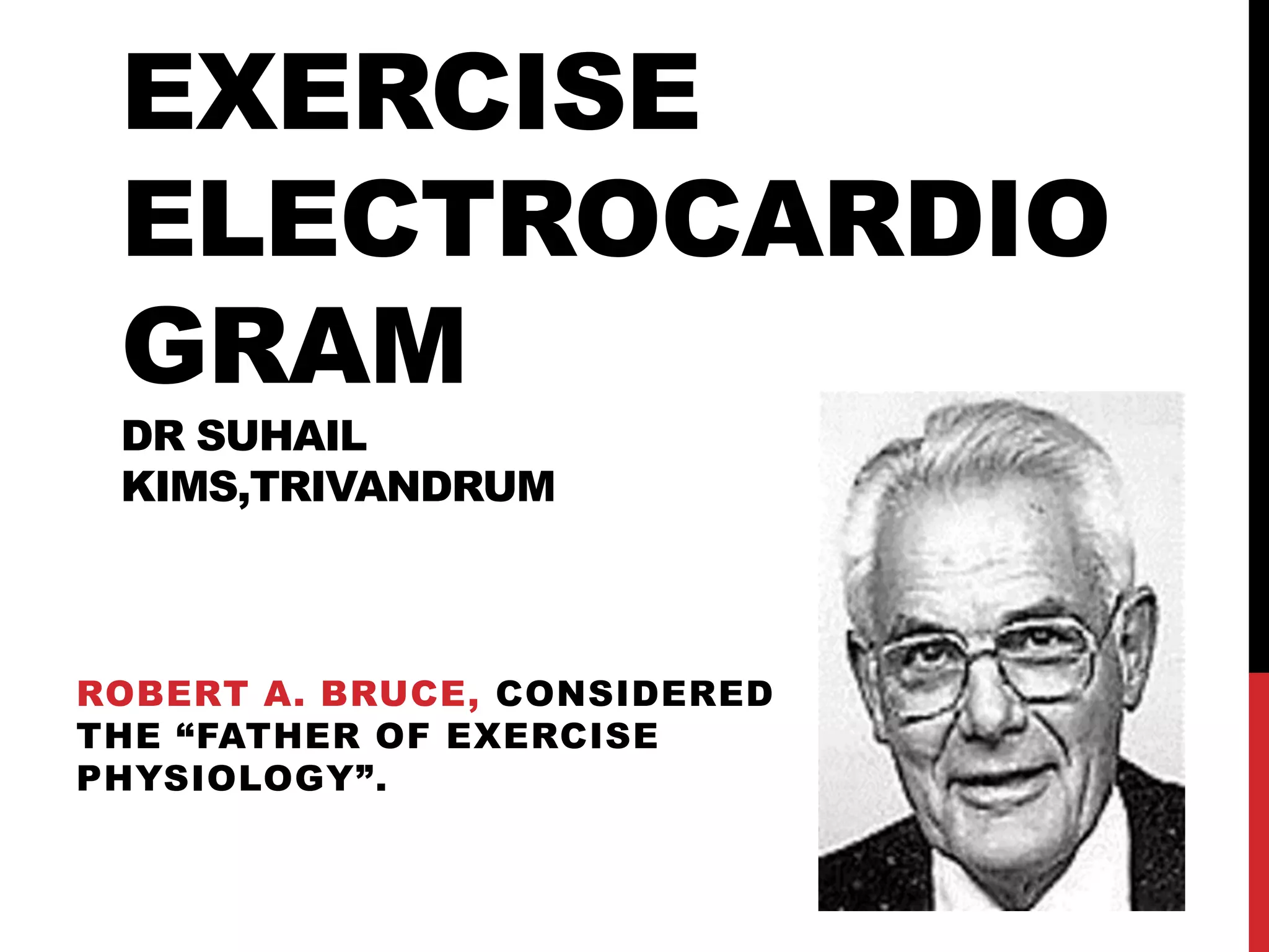 Exercise ecg | PPTX