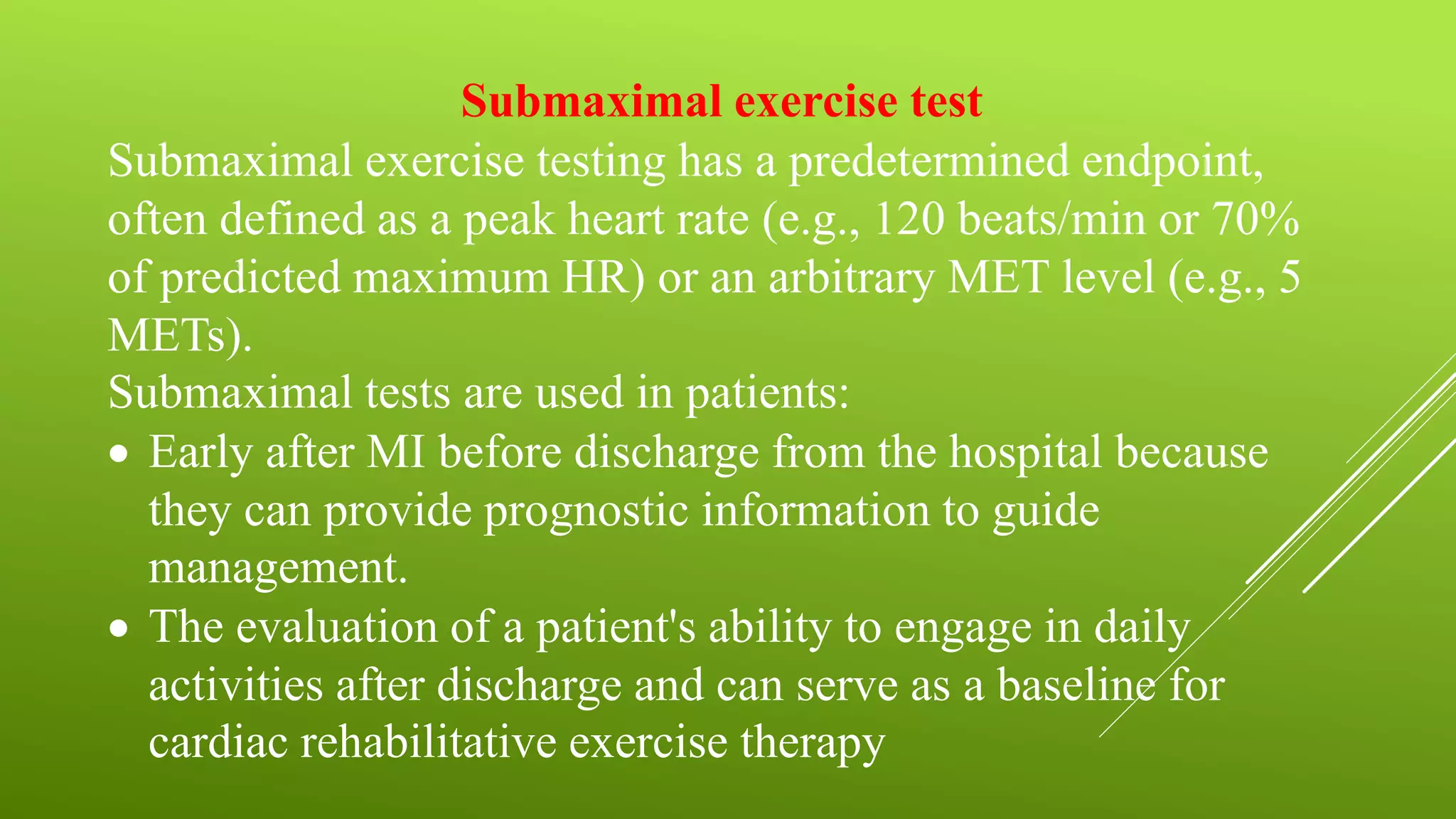 Exercise electrocardiography | PPTX
